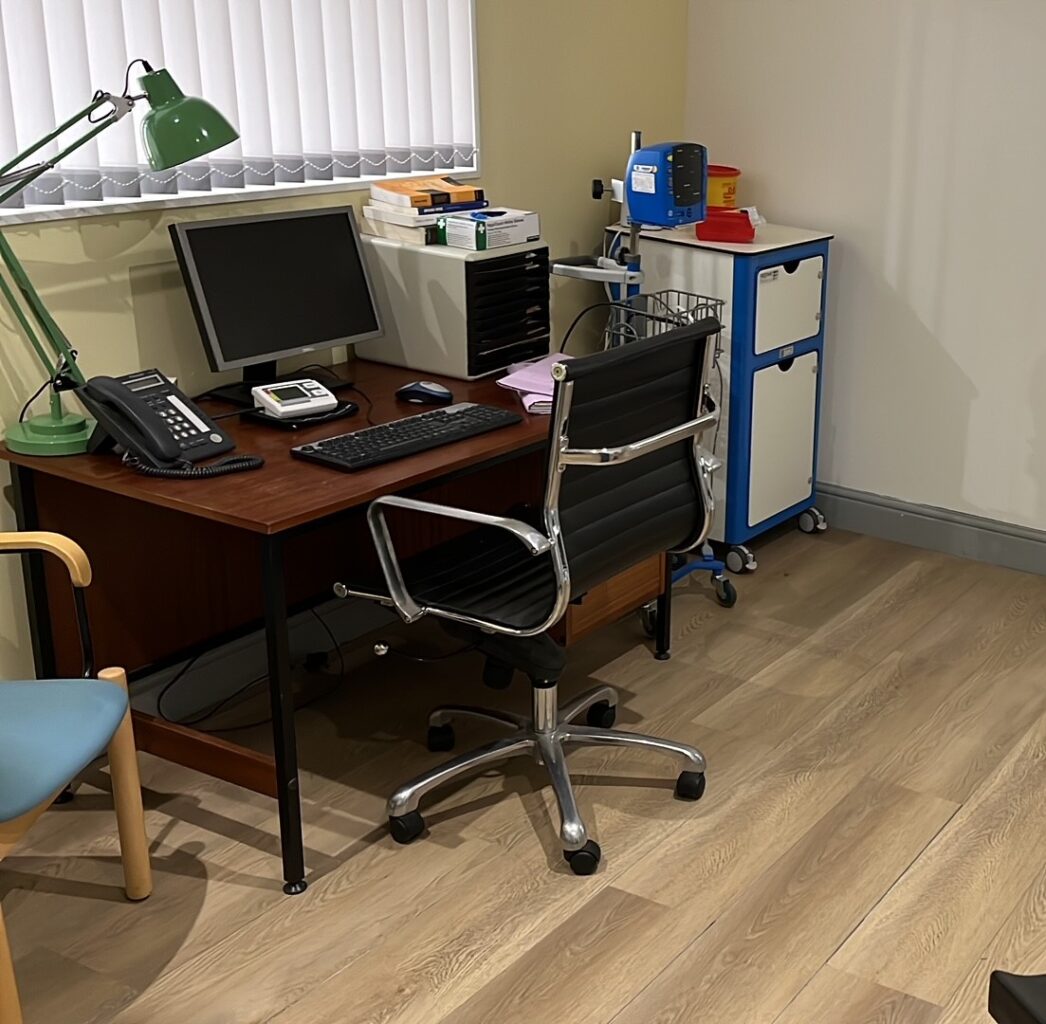 GP surgery consulting room - The Hospital Studios